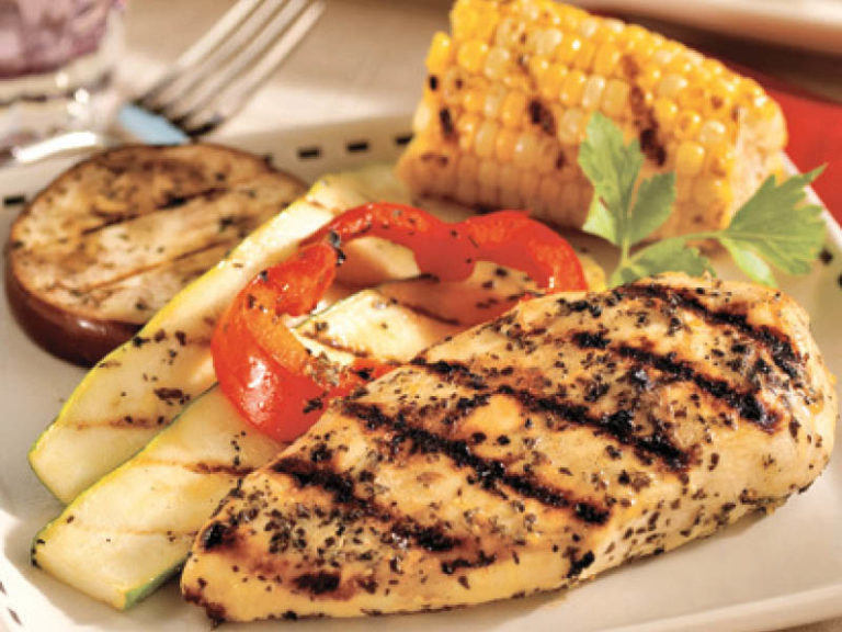 Grilled Chicken with Vegetables